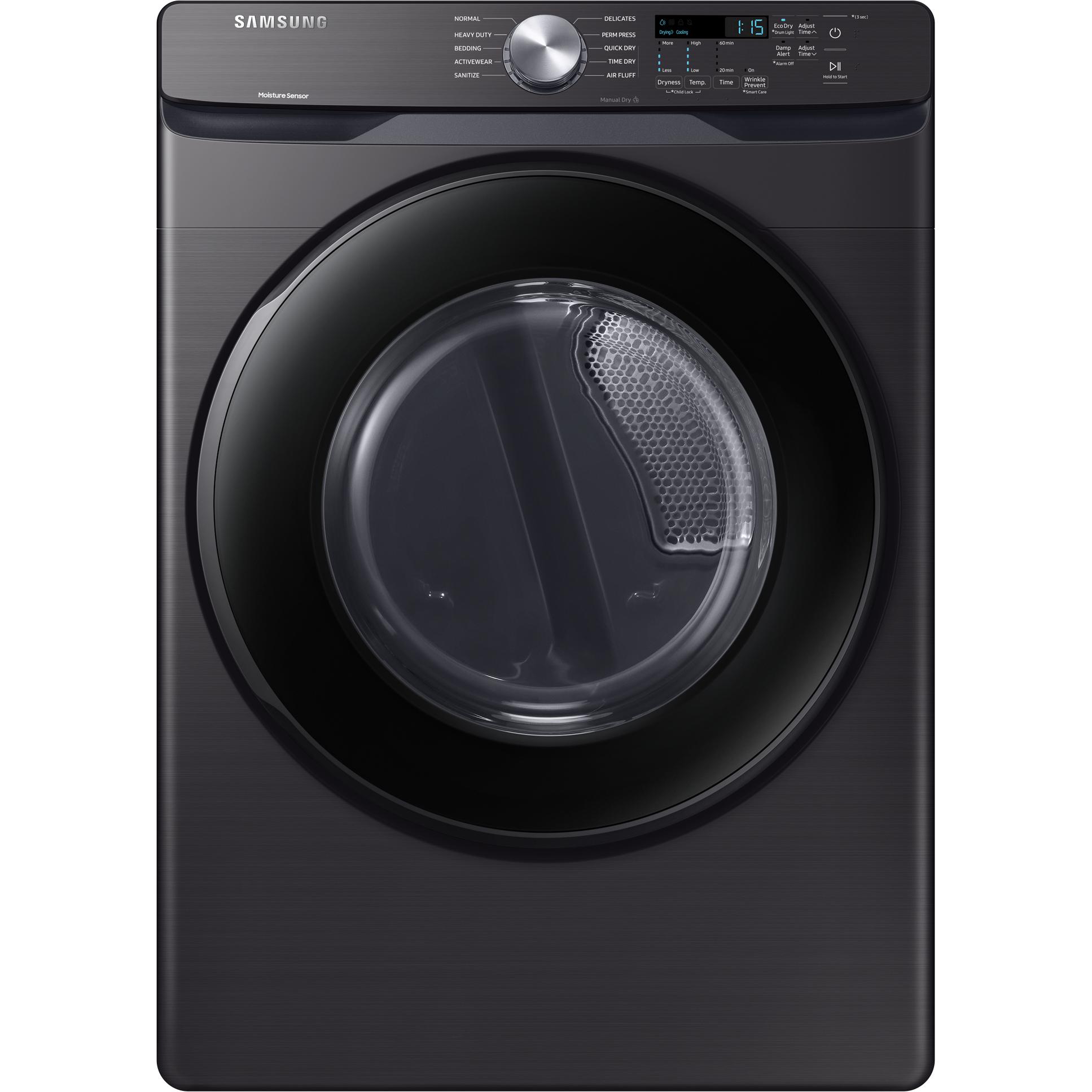 DVE45T6005V Samsung 7.5 cu.ft. Electric Dryer with Smart Care ...