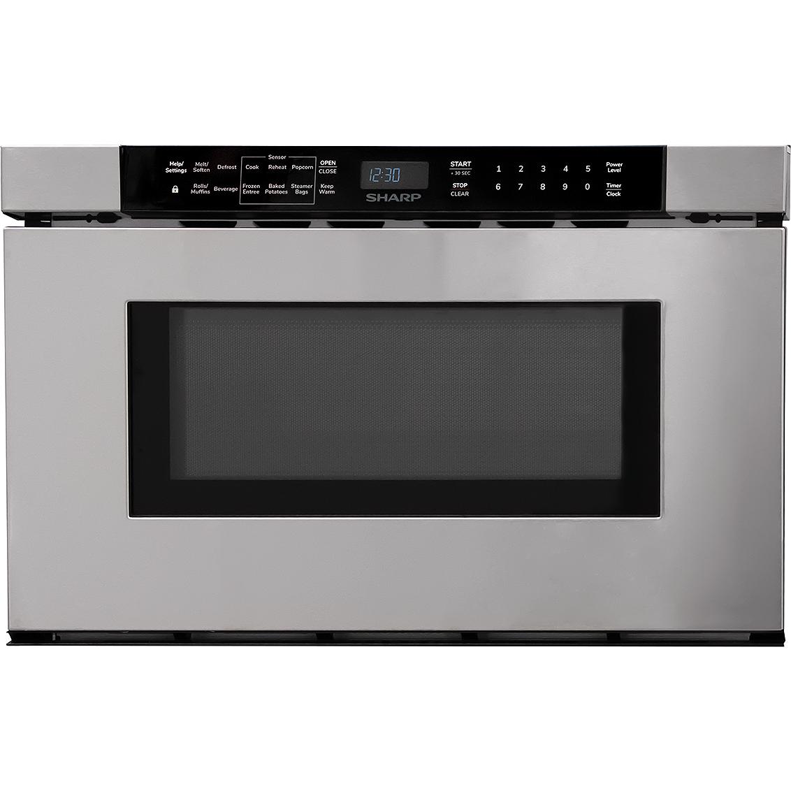 SMD2443JSC Sharp 24-inch, 1.2 cu. ft. Built-In Microwave Drawer ...