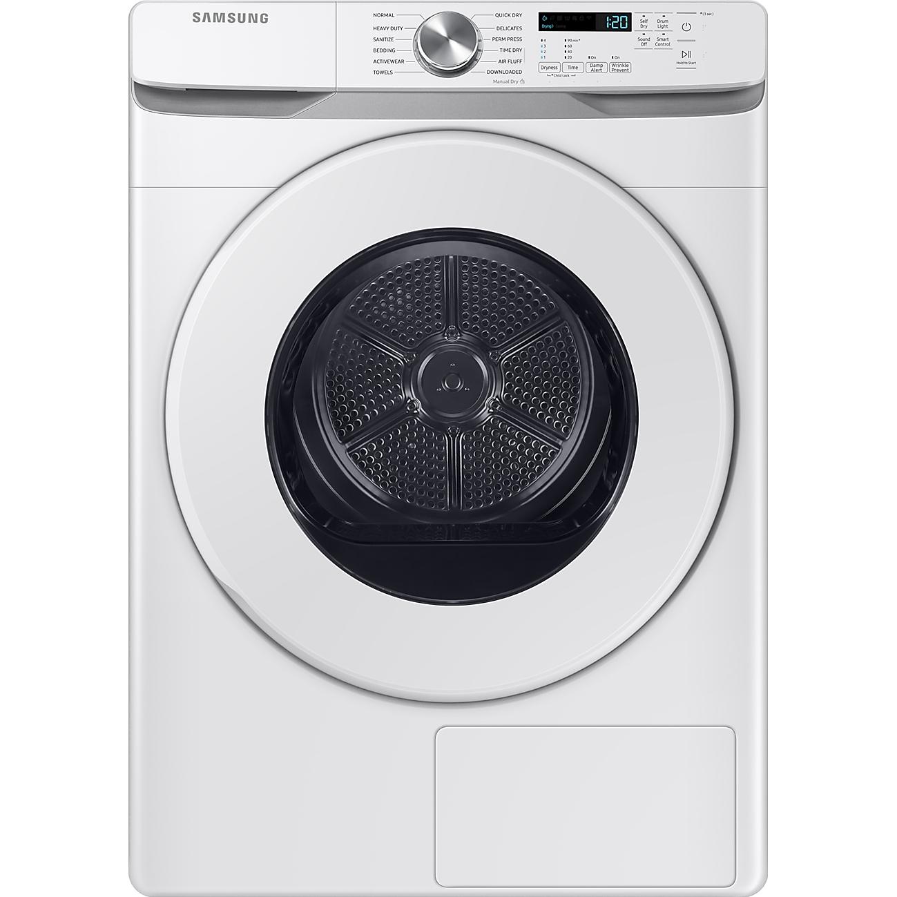DV45DG6000HWAC Samsung 7.5 cu. ft. Electric Dryer with Heat Pump and ...