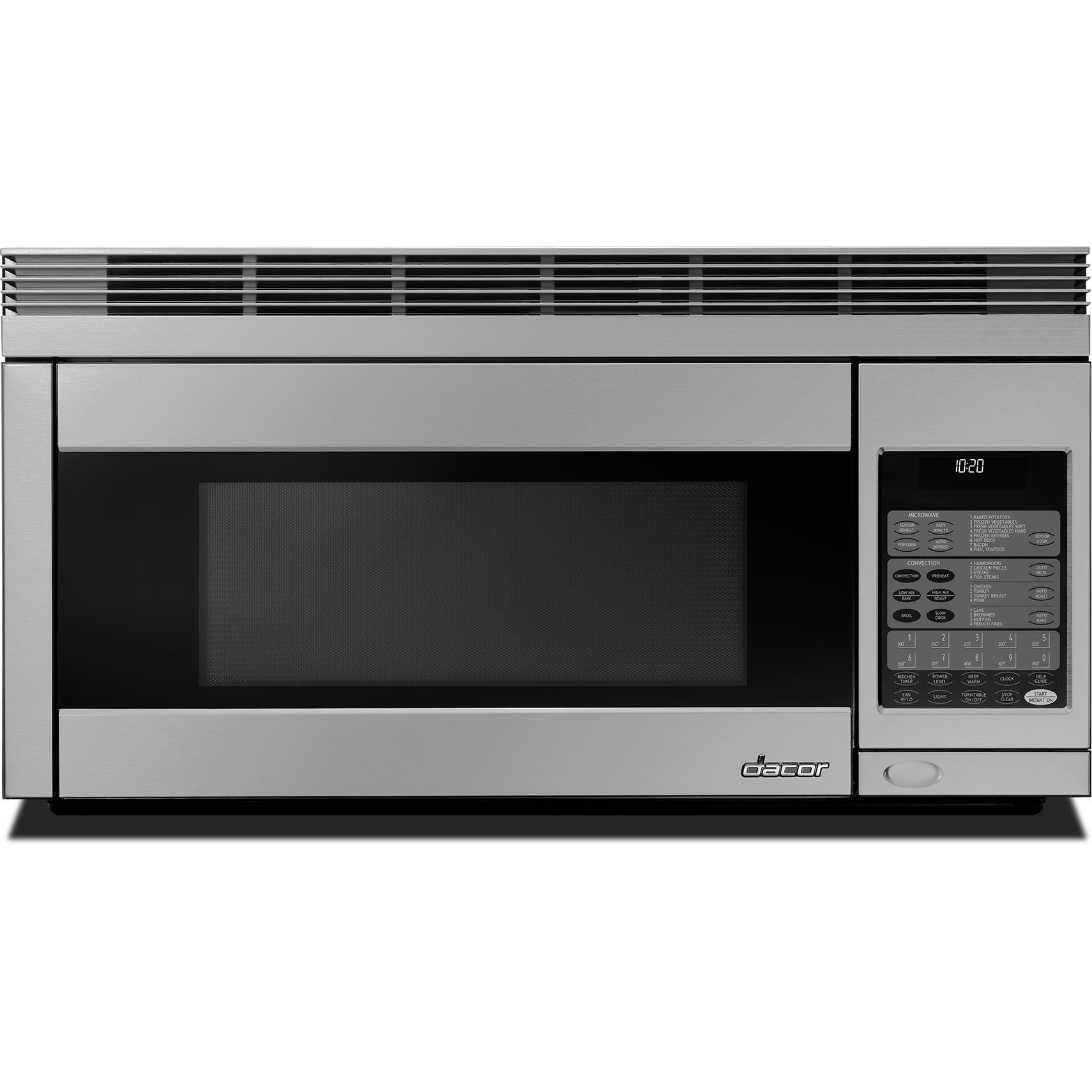 PCOR30S Dacor 30-inch, 1.1 cu. ft. Over-the-Range Microwave Oven with ...